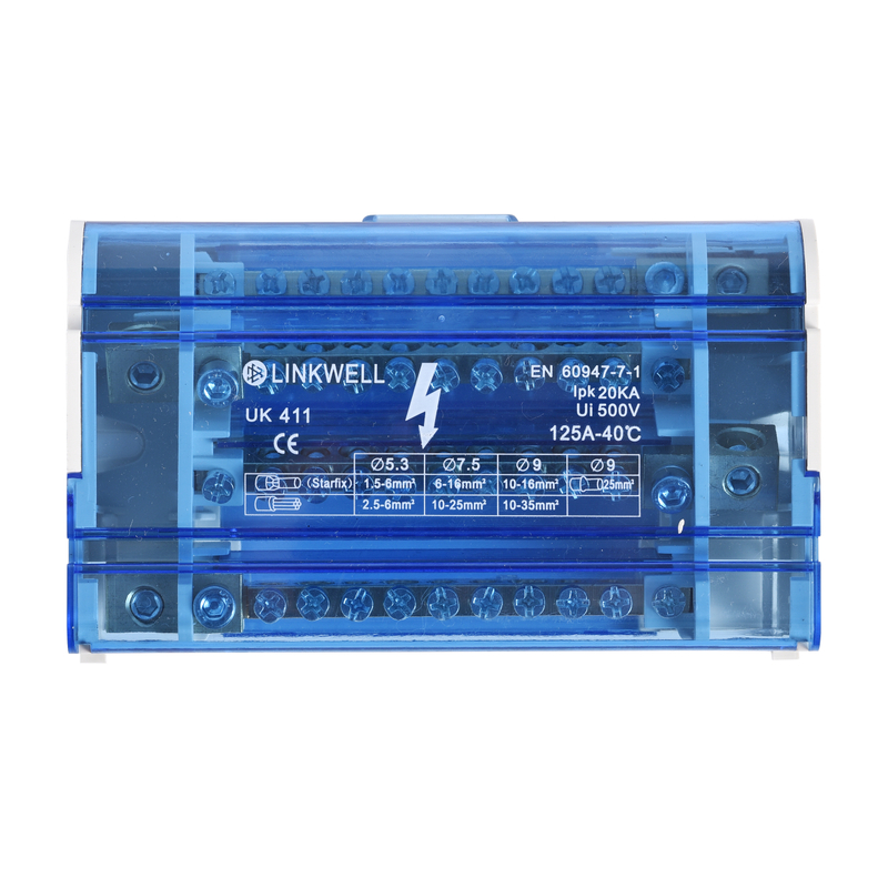 UK junction box 125A terminal junction box cable junction box - Buy UK ...